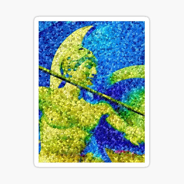 "The Trojan Spear thrower" Sticker for Sale by Buckwig | Redbubble