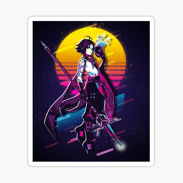 "Genshin Impact - Xiao (80s Retro)" Sticker for Sale by MnA-Designs ...