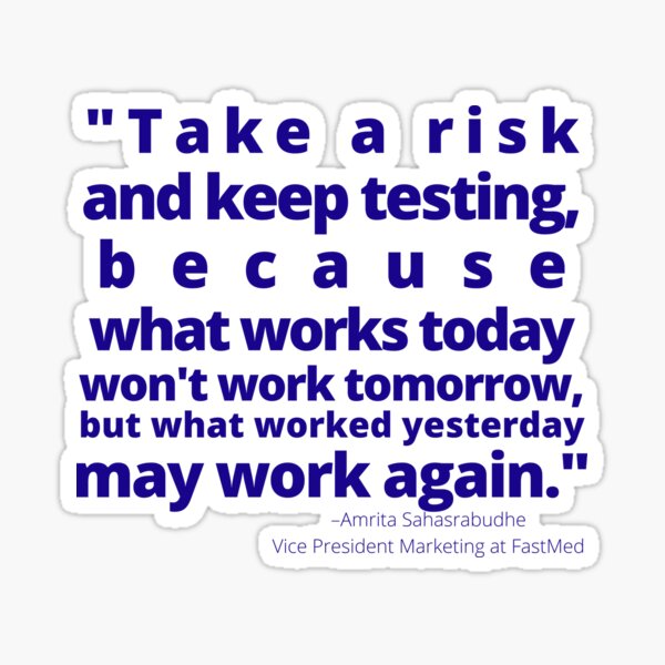 "Testing, testing and testing" Sticker for Sale by eloski | Redbubble