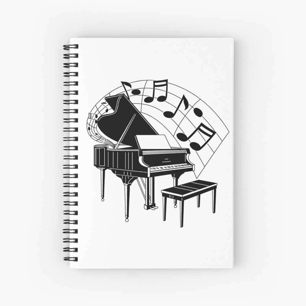 "Musician Gift, Piano Lover, Pianist Gift, Music Lover Gift " Spiral ...