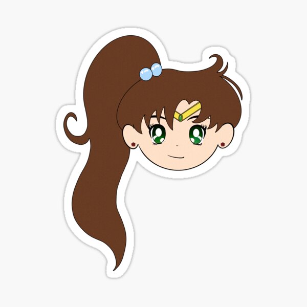 "Sailor Jupiter (Sailor Moon)" Sticker for Sale by Starsarte | Redbubble