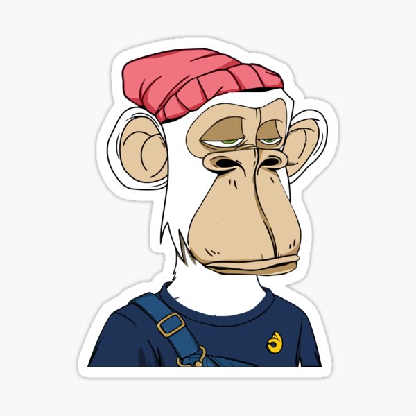 "Monkey" Sticker for Sale by jyotika3737 | Redbubble