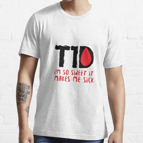 "Funny Type 1 Diabetes Wareness T1D Funny Gift" T-shirt for Sale by ...
