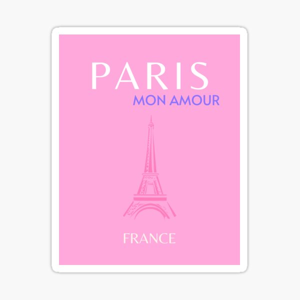 "Paris Eiffel Tower Travel Art Preppy Pink Abstract Modern Decor ...