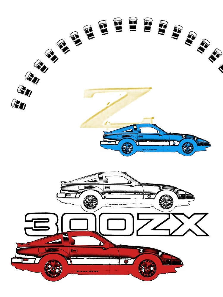 "Datsun Nissan 300ZX Z31 turbo _SC" Art Print by DatsunStyle | Redbubble