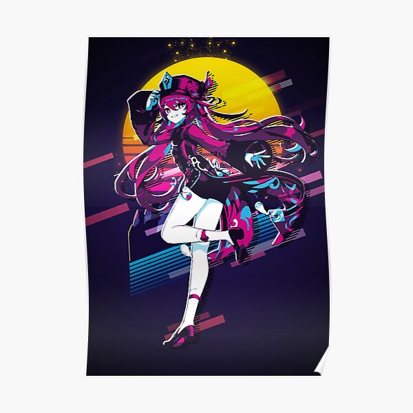 "Genshin Impact - Hu Tao" Poster for Sale by MnA-Designs | Redbubble