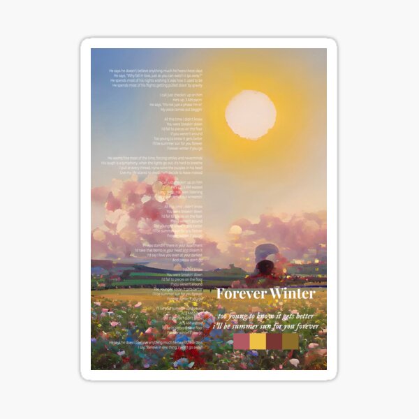 "Forever Winter (Taylor's Version) Taylor Swift Poster | Red (Taylor's ...