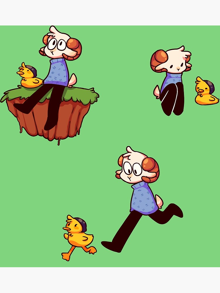 "Jschlatt and Quackity " Art Print for Sale by SisterBecker | Redbubble