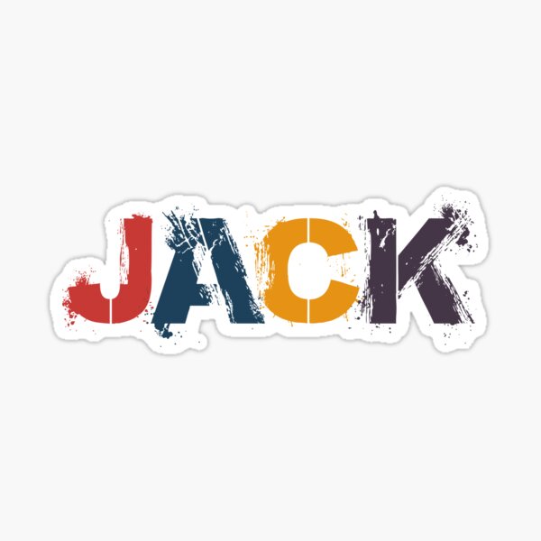 "Jack" Sticker for Sale by NoraMohammed | Redbubble