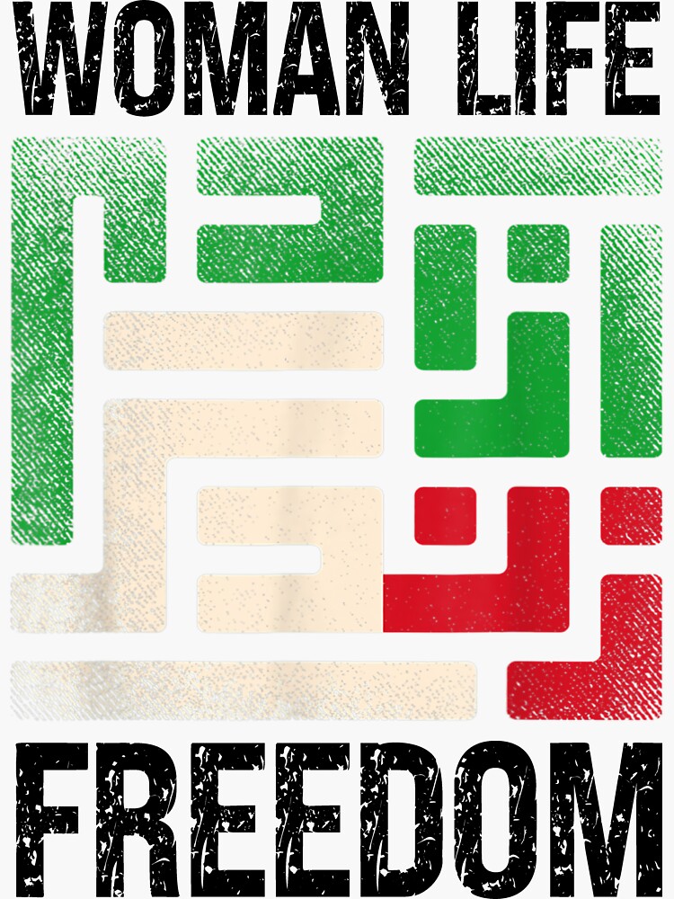 "women life freedom mahsaamini iran vintage stikers , rise with the ...