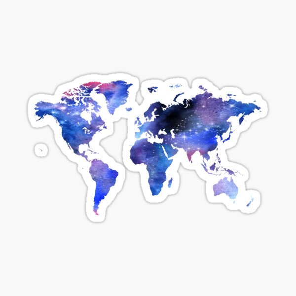 "Vintage Map Of The World" Sticker for Sale by virillanissa | Redbubble