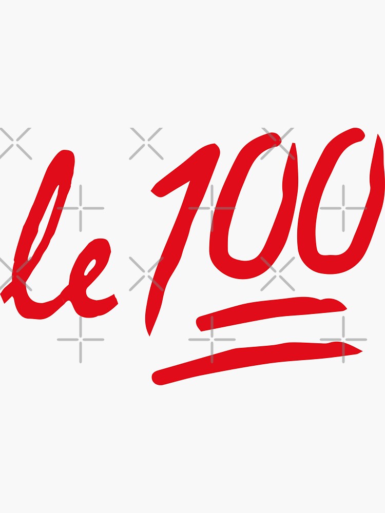 "The 100" Sticker for Sale by SpilloDesign | Redbubble