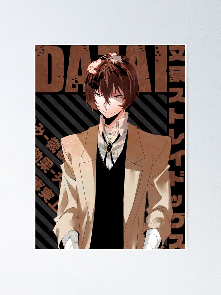"Bungou Stray Dogs - Osamu Dazai" Poster for Sale by Recup-Tout | Redbubble