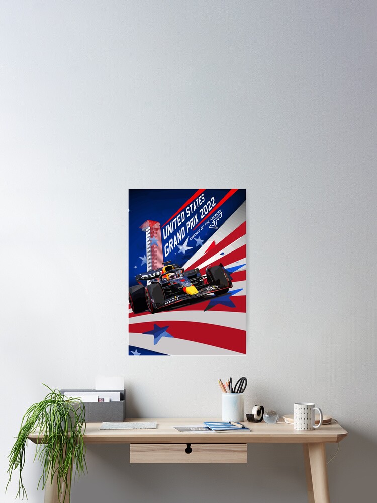 "2022 United States Grand Prix COTA" Poster for Sale by Speedbirddesign ...