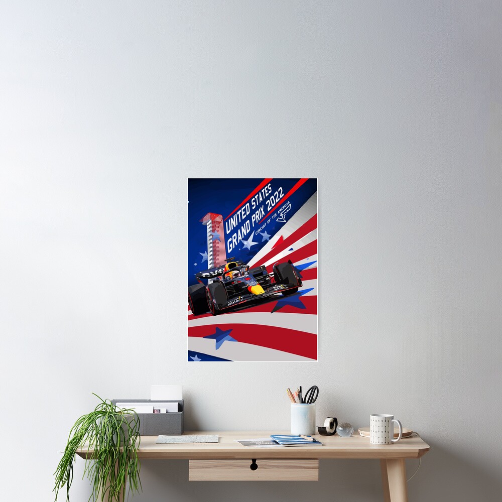 "2022 United States Grand Prix COTA" Poster for Sale by Speedbirddesign ...