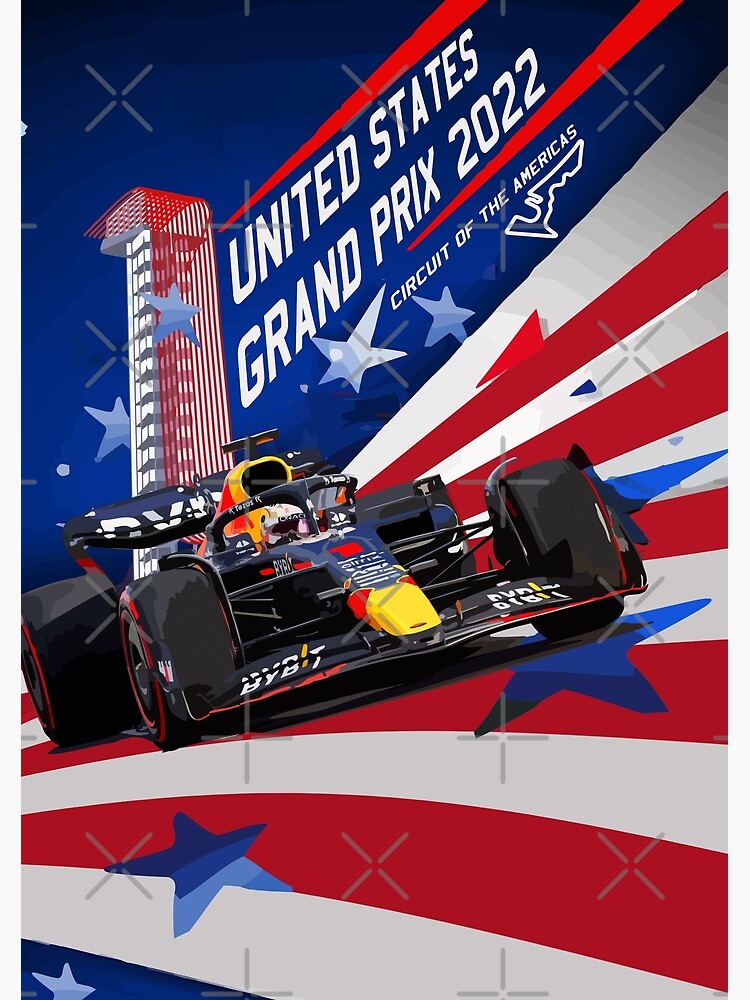 2022 United States Grand Prix COTA Premium Matte Vertical Poster