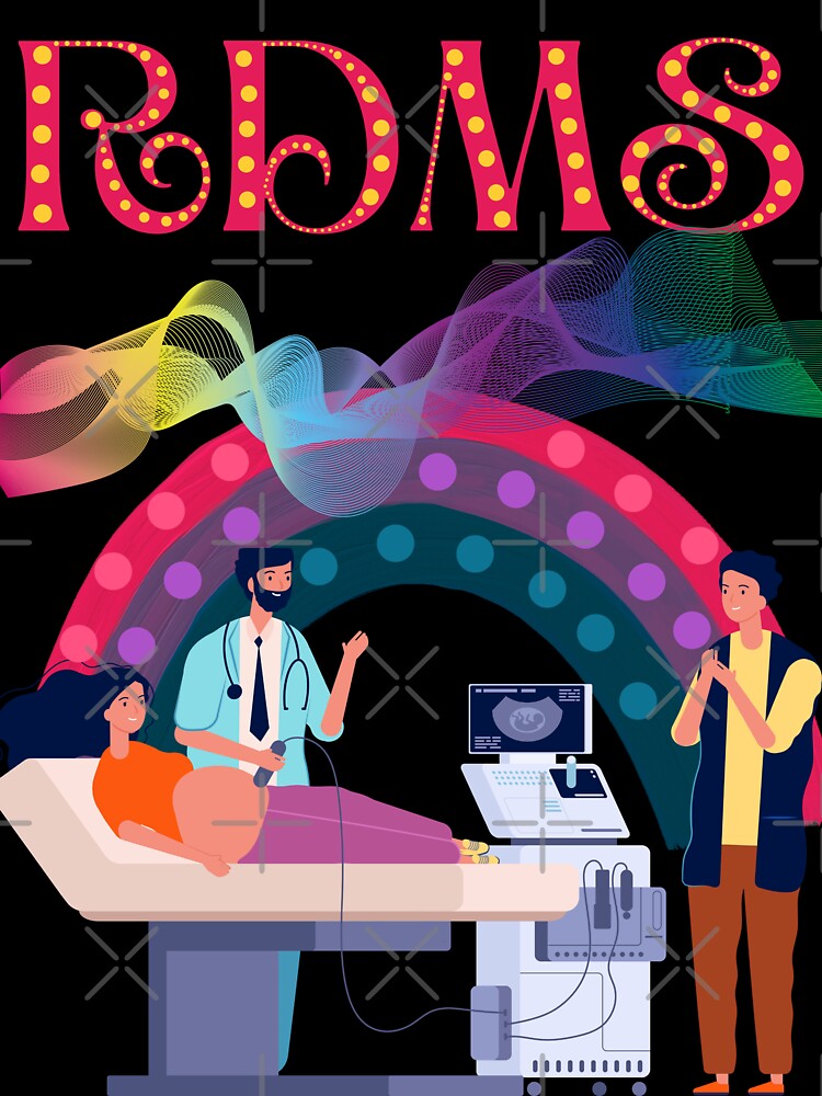 "It's time for Sonography, Happy "Ultrasound Awareness Month"" Sticker ...