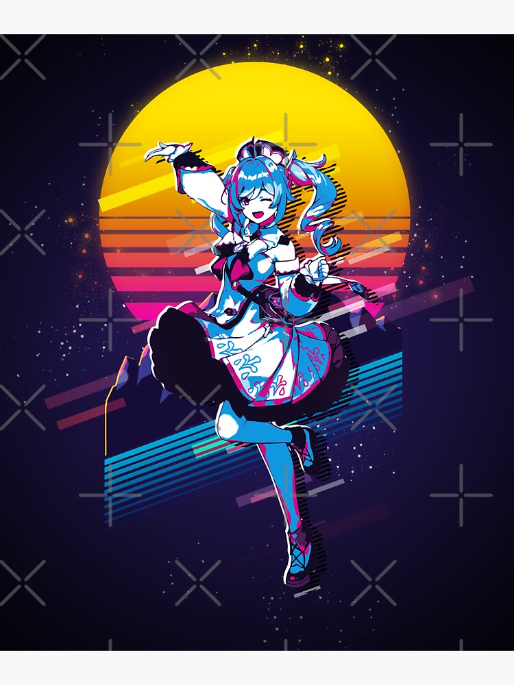 "Genshin Impact - Barbara (80s Retro)" Sticker for Sale by MnA-Designs ...