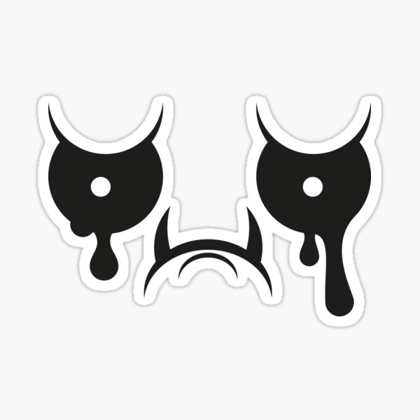 "Crying Devil" Sticker for Sale by PanPu | Redbubble