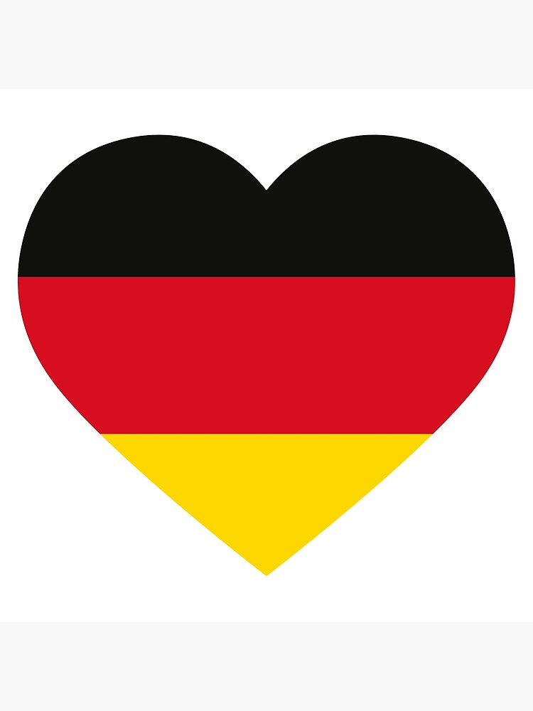 "German Heart" Poster for Sale by Teepack | Redbubble