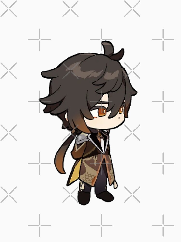 "Zhongli Chibi - Genshin Impact" T-shirt for Sale by saacollection ...