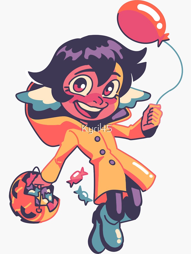 "Vee - Halloween Edition" Sticker for Sale by Kyri45 | Redbubble