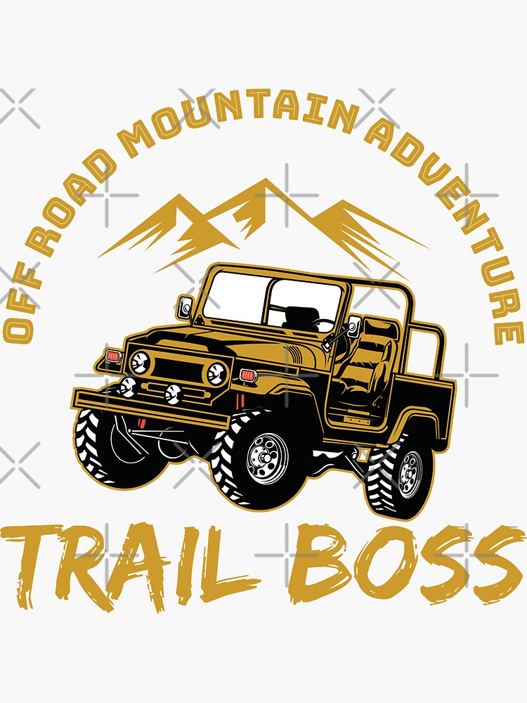 "Off Road Mountain Adventure Four Wheeling 4x4 Trail Boss Trucks Lover ...