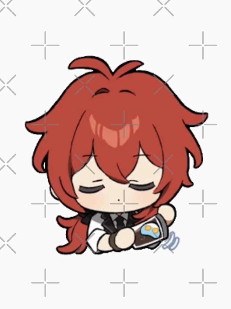 "Diluc Chibi - Genshin Impact" T-shirt for Sale by saacollection ...