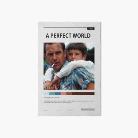 "A Perfect World movie poster 1993, Drama/Crime" Art Board Print for ...
