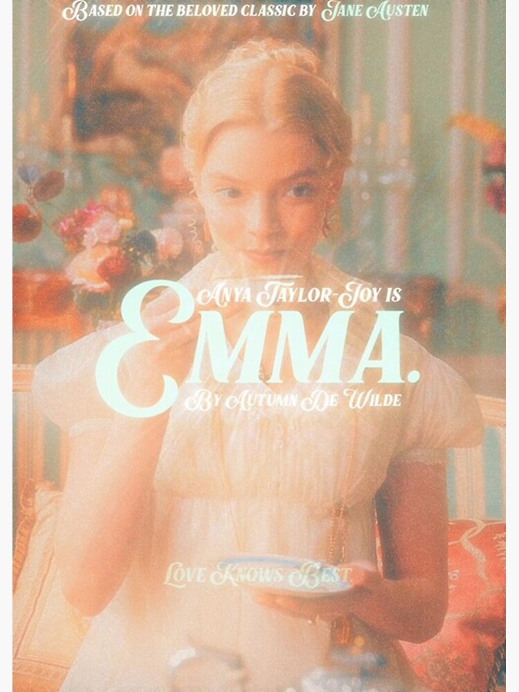 "Emma - Autumn De Wilde v2 poster" Poster for Sale by aliceyoungg ...