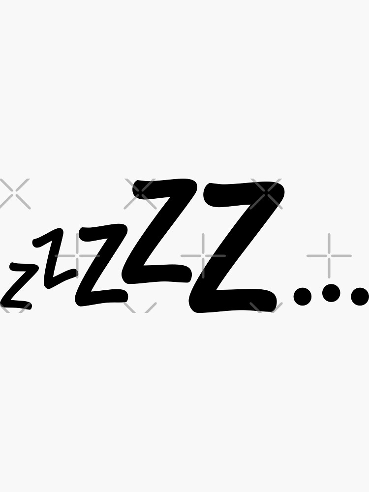 "zzzz" Sticker for Sale by shirtscom | Redbubble