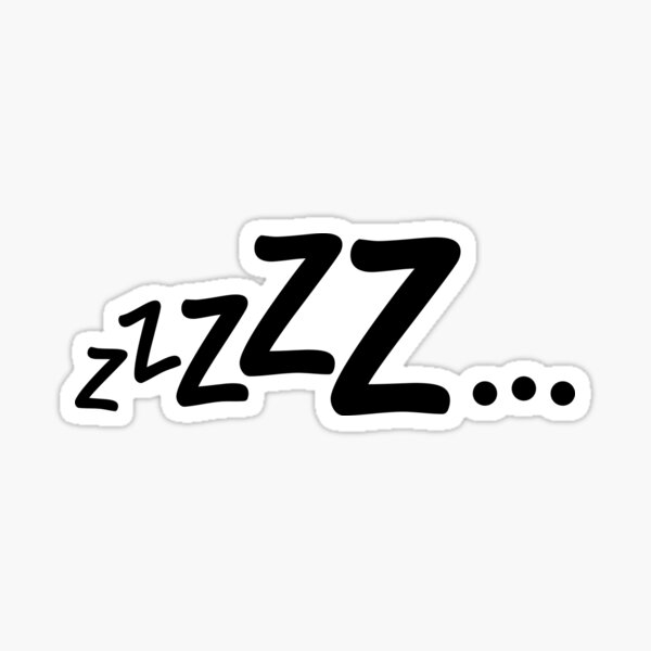 "zzz" Sticker for Sale by shirtscom | Redbubble