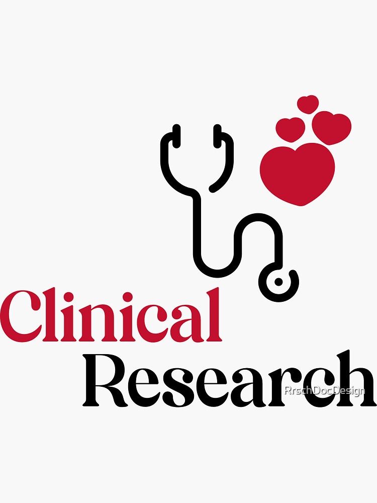"Clinical Research" Sticker for Sale by RrschDocDesign | Redbubble