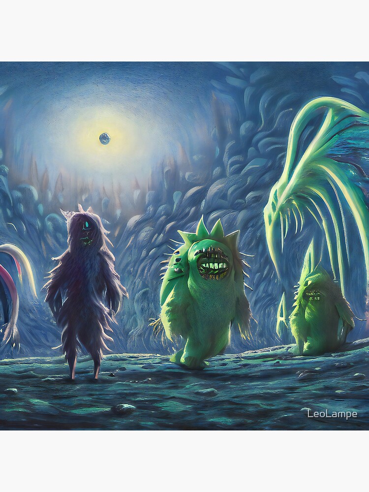 "Nightmare Monsters #17 (Ghibli Inspired)" Poster for Sale by LeoLampe ...