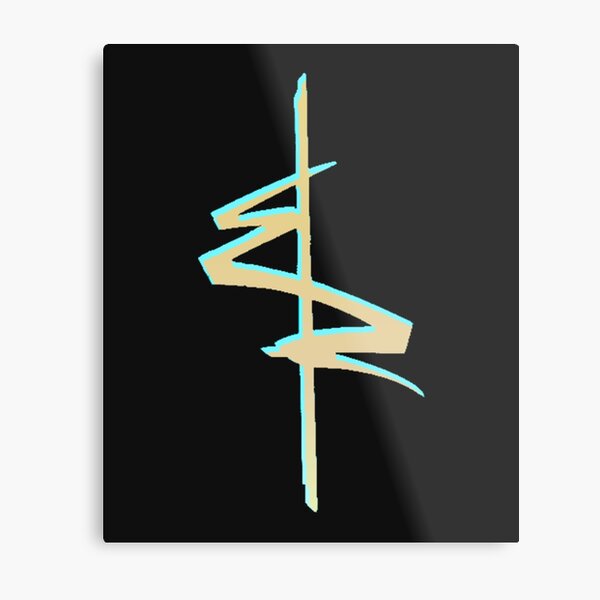 "Cyberpunk Edgerunners logo" Metal Print for Sale by RauL3 | Redbubble
