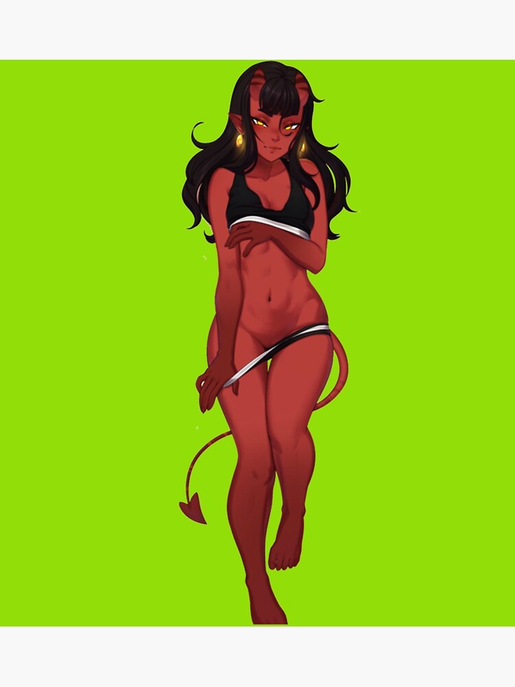 "Meru the succubus " Poster for Sale by BernieGrant | Redbubble