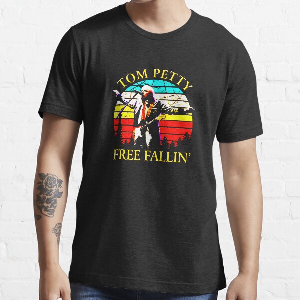 "Tom Petty Free Fallin Retro" T-shirt for Sale by sarkafir | Redbubble ...