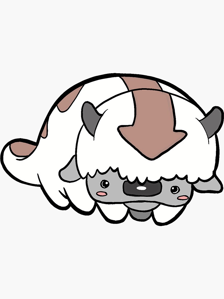 "Cute Appa (Avatar the Last Airbender)" Sticker for Sale by ...