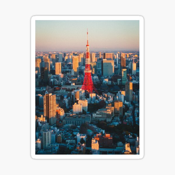 "Tokyo Capital of Japan" Sticker for Sale by Asombrosa | Redbubble