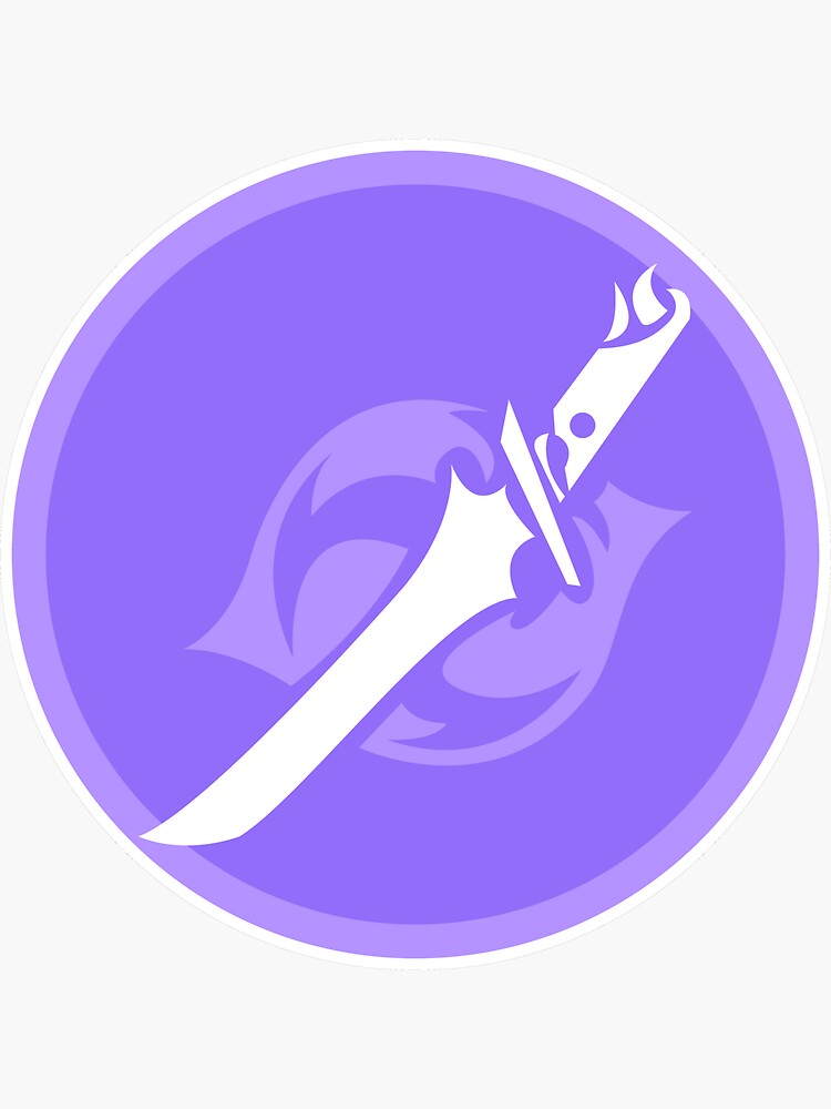 "Raiden Shogun's Elemental Burst - Genshin Impact" Sticker for Sale by ...