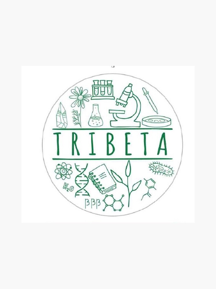 "Tri-Beta Circle Design" Sticker for Sale by Jordanmaddox | Redbubble