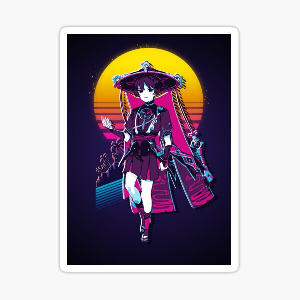 "Genshin Impact - Scaramouche (80s Retro)" Sticker for Sale by MnA ...