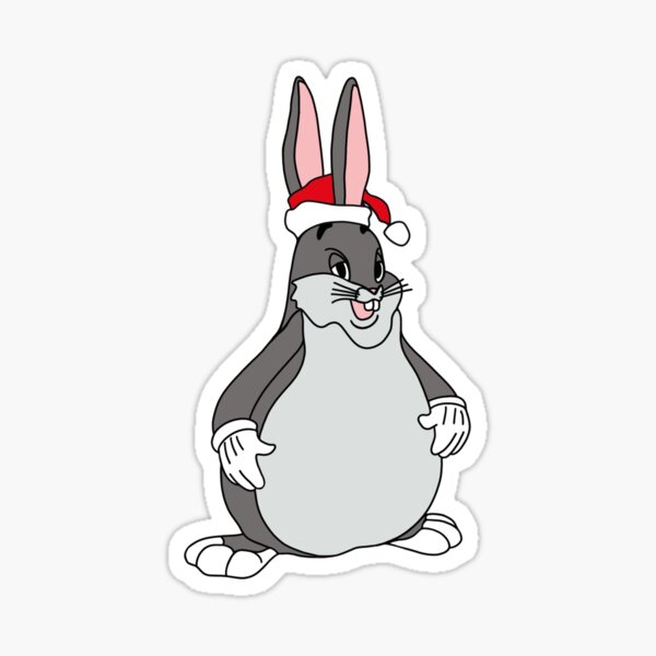 "BIG CHUNGUS | CHRISTMAS TIME" Sticker for Sale by axelle1410 | Redbubble