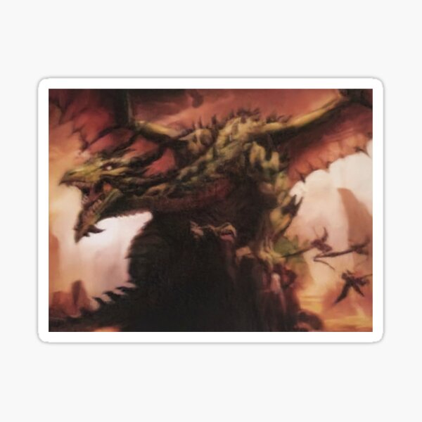 "Almighty Dragon" Sticker for Sale by MysticTavern | Redbubble