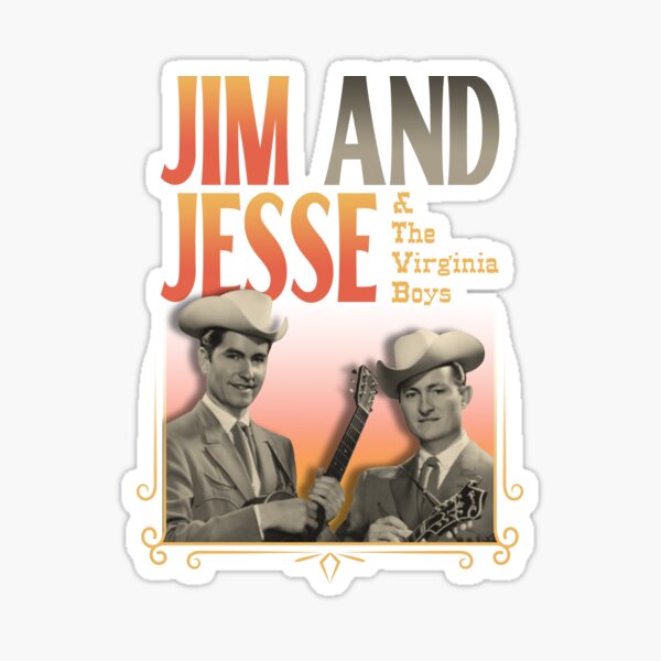 "Jim and Jesse" Sticker for Sale by timshawlstudio | Redbubble