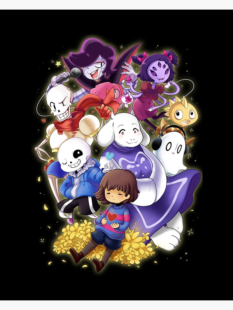 "undertale poster" Poster for Sale by Legitmanis | Redbubble