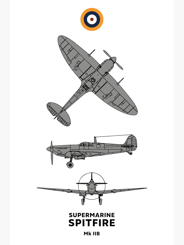 "The Spitfire" Sticker for Sale by franklinprintco | Redbubble