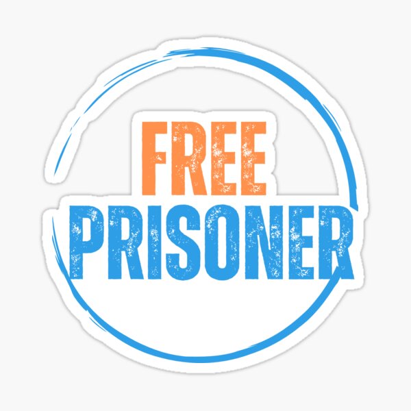 "Free Prisoner Amazing Design" Sticker for Sale by Free-Prisoner ...