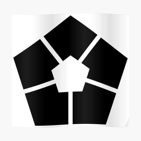 "blue lock logo" Poster for Sale by OTSdsgnr | Redbubble