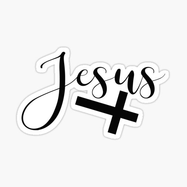 "jesus" Sticker for Sale by yoyodesign1 | Redbubble